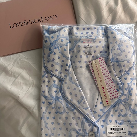 LoveShackFancy | Intimates & Sleepwear | Loveshackfancy X Roller Rabbit ...